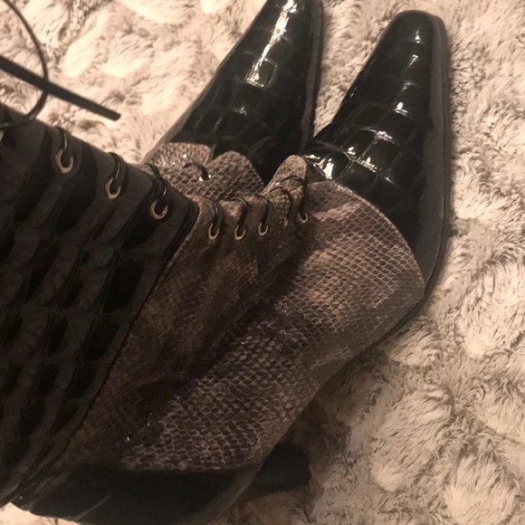 Bellini | Shoes | Bellini Size 95 Patent Leather Boots | Poshmark